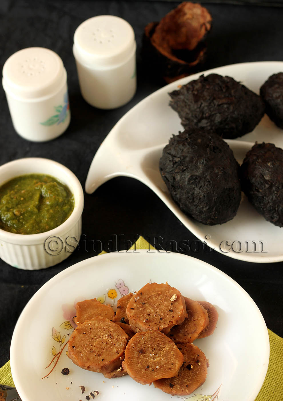 Kuneh Ja Beeh|Steamed Lotus stem Chaat